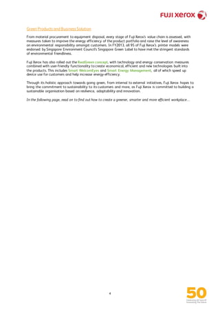 Fuji Xerox Singapore Going green from inside out | PDF