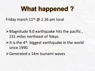 Fukushima Disaster | PPTX