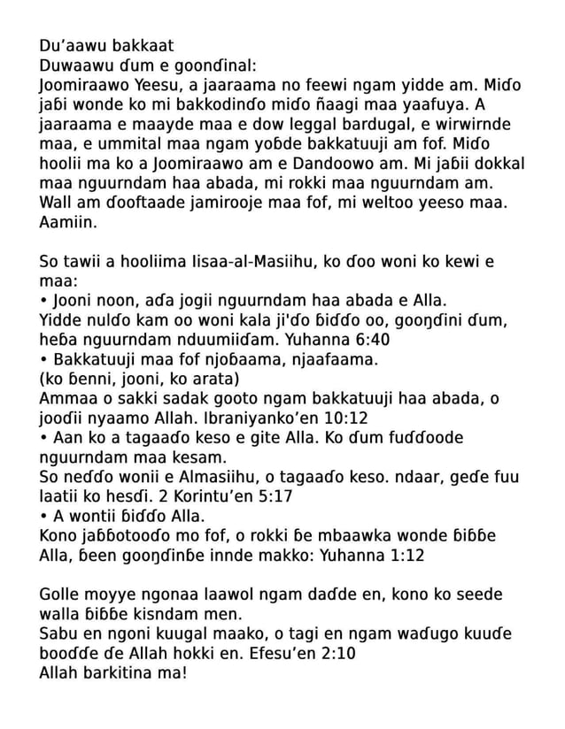 Fulani Gospel Tract - A Memorial to Mary of Bethany.pdf