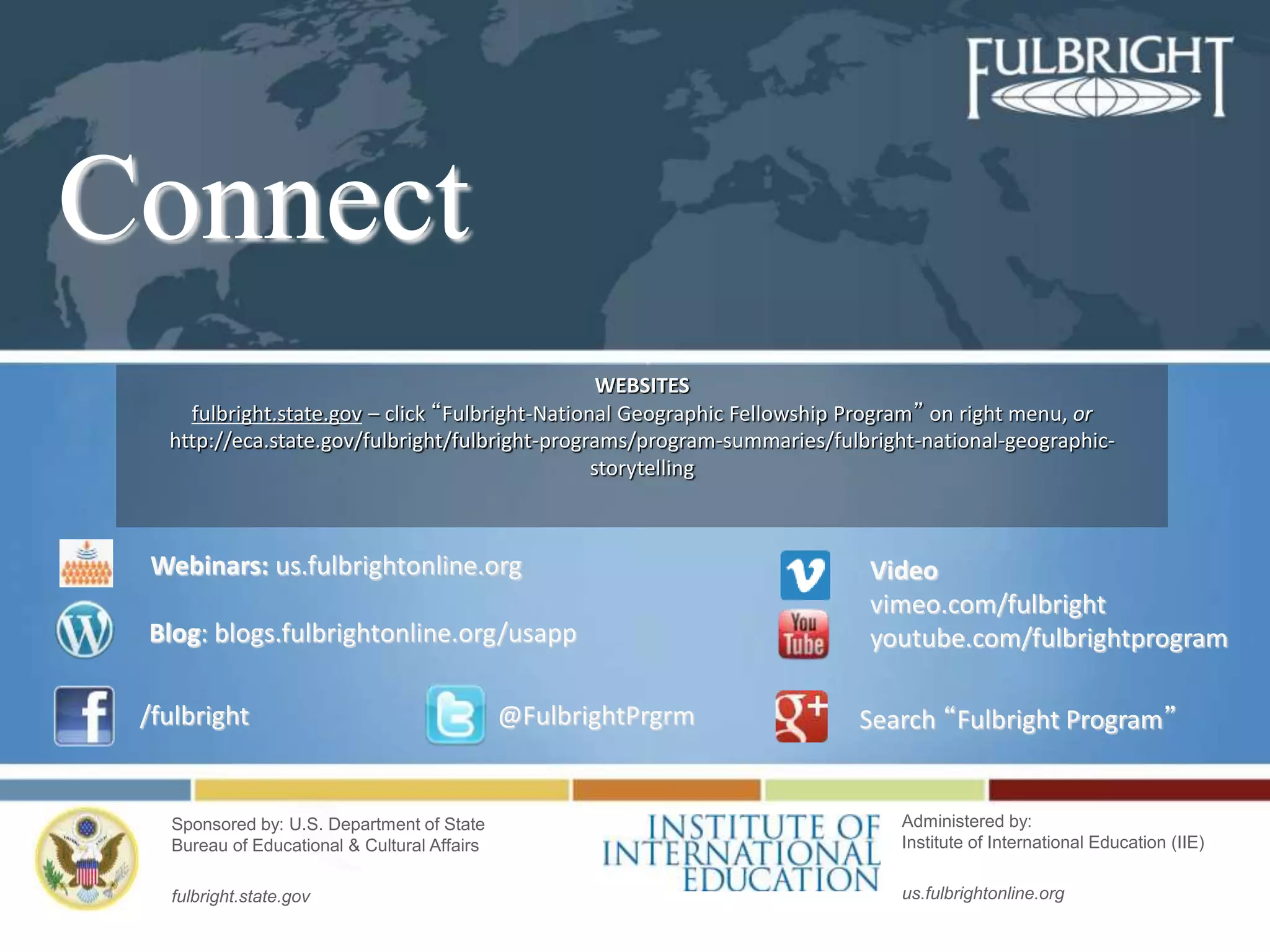 Fulbright National Geographic Powerpoint- Polishing Your Application | PPTX | Environmental ...