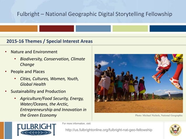 Fulbright National Geographic Powerpoint- Polishing Your Application | PPTX | Environmental ...