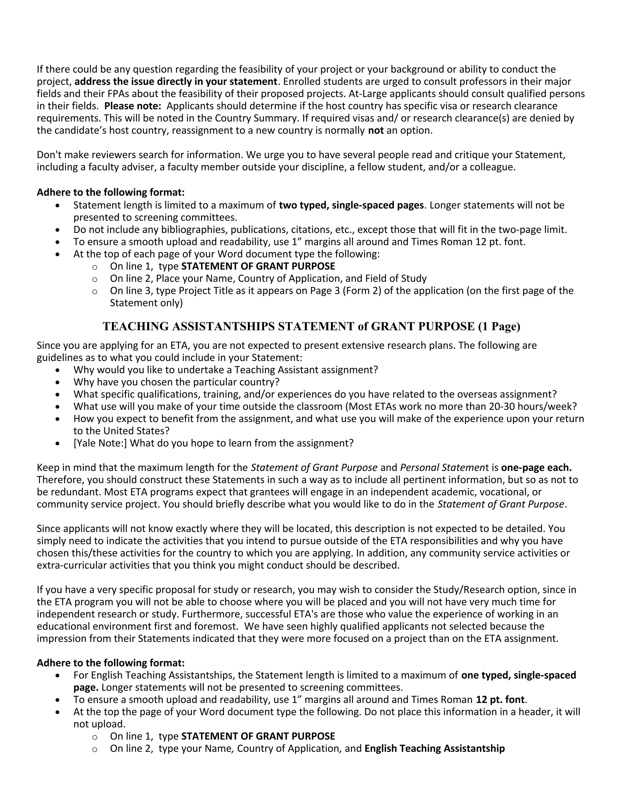 Fulbright essays | DOC