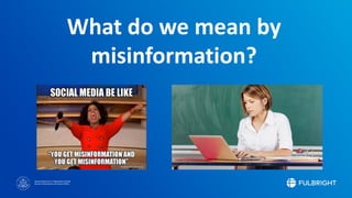 Understanding Media Literacy and Misinformation | PPT