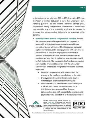 Rethinking Executive Compensation While Awaiting Section 162(m ...