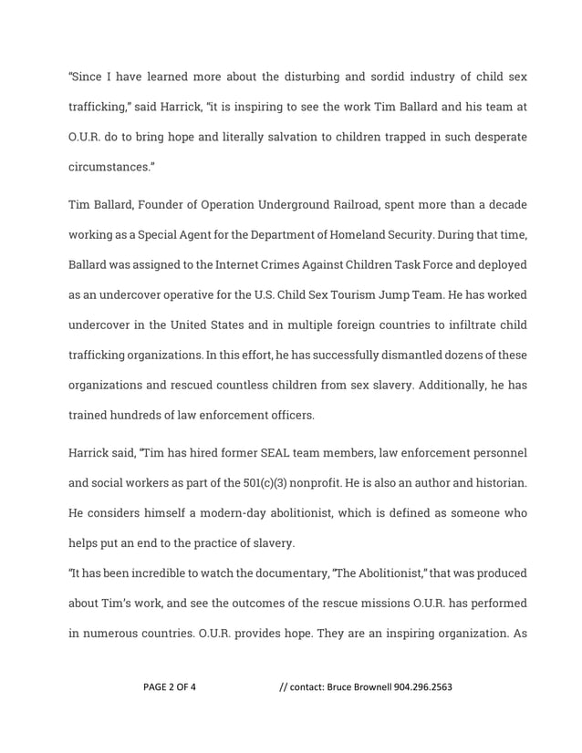 Fulcrum Partners Supports Operation Underground Railroad Through the ...