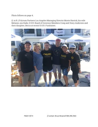 Fulcrum Partners Supports Operation Underground Railroad Through the ...