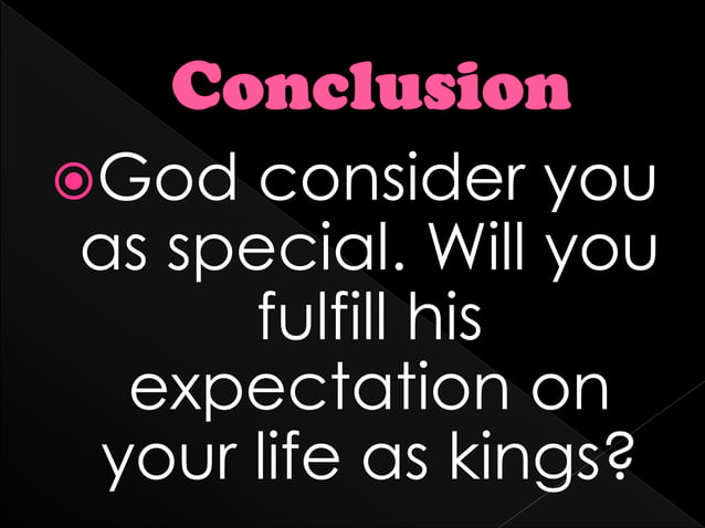 Fulfill god's expectations in your life | PPTX