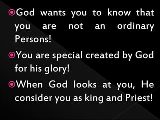 Fulfill god's expectations in your life | PPTX