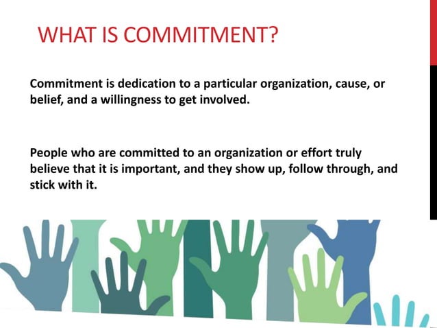 Fulfilling Commitment | PPT