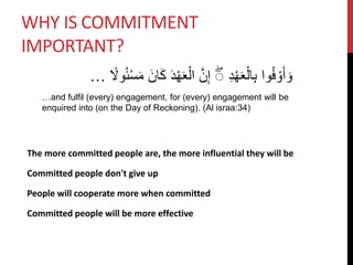 Fulfilling Commitment | PPTX
