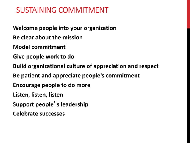 Fulfilling Commitment | PPTX | Human Resources | Business