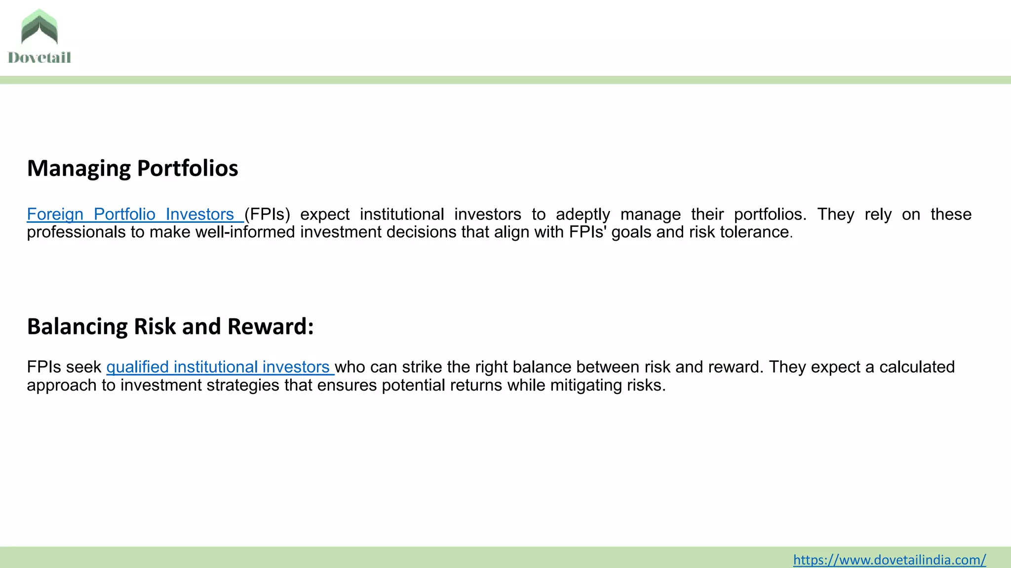 Fulfilling FPI Expectations Institutional Investors Essentials.pptx