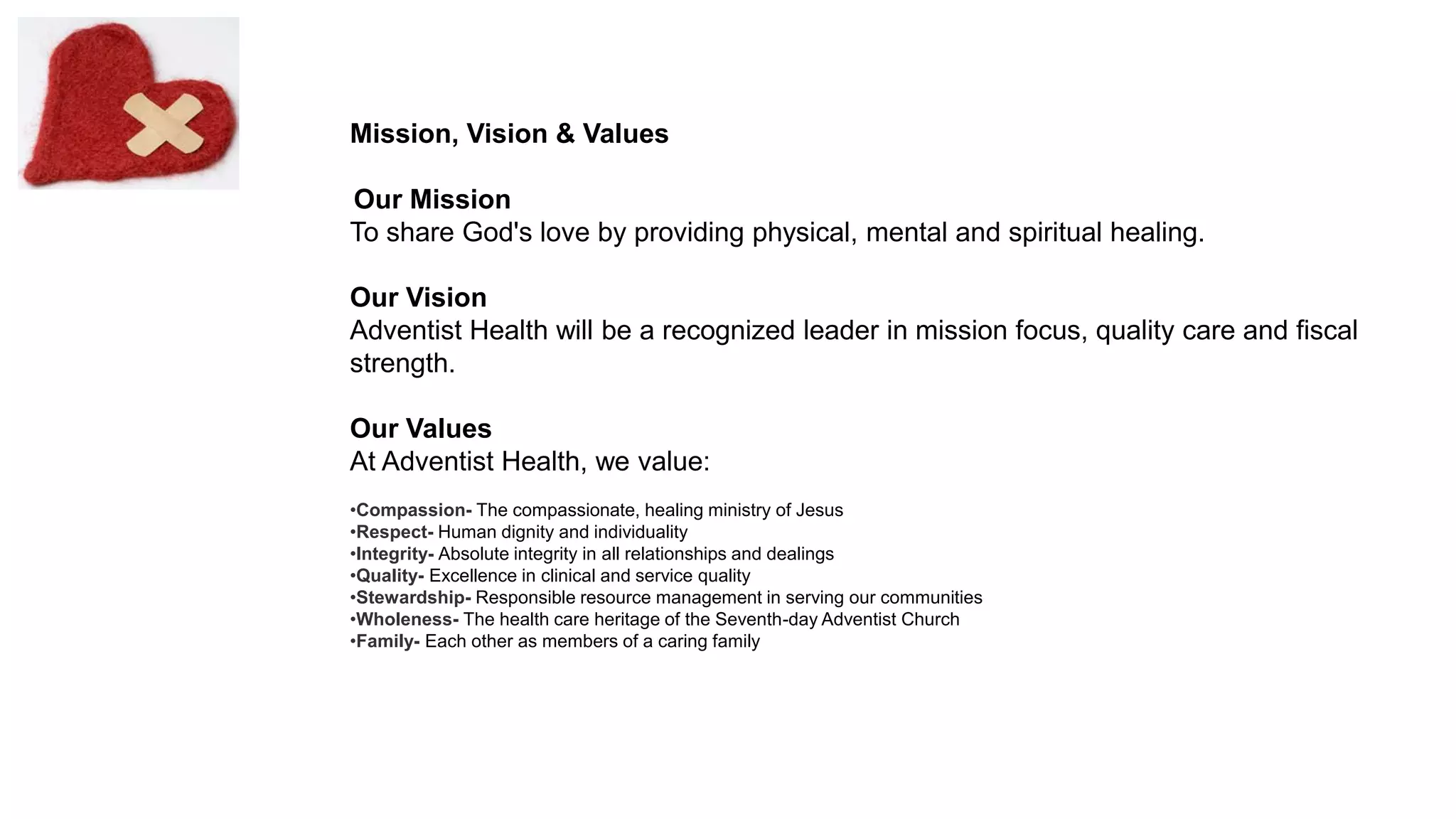 Fulfilling the adventist health mission | PPT