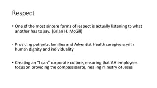 Fulfilling the adventist health mission | PPT | Free Download