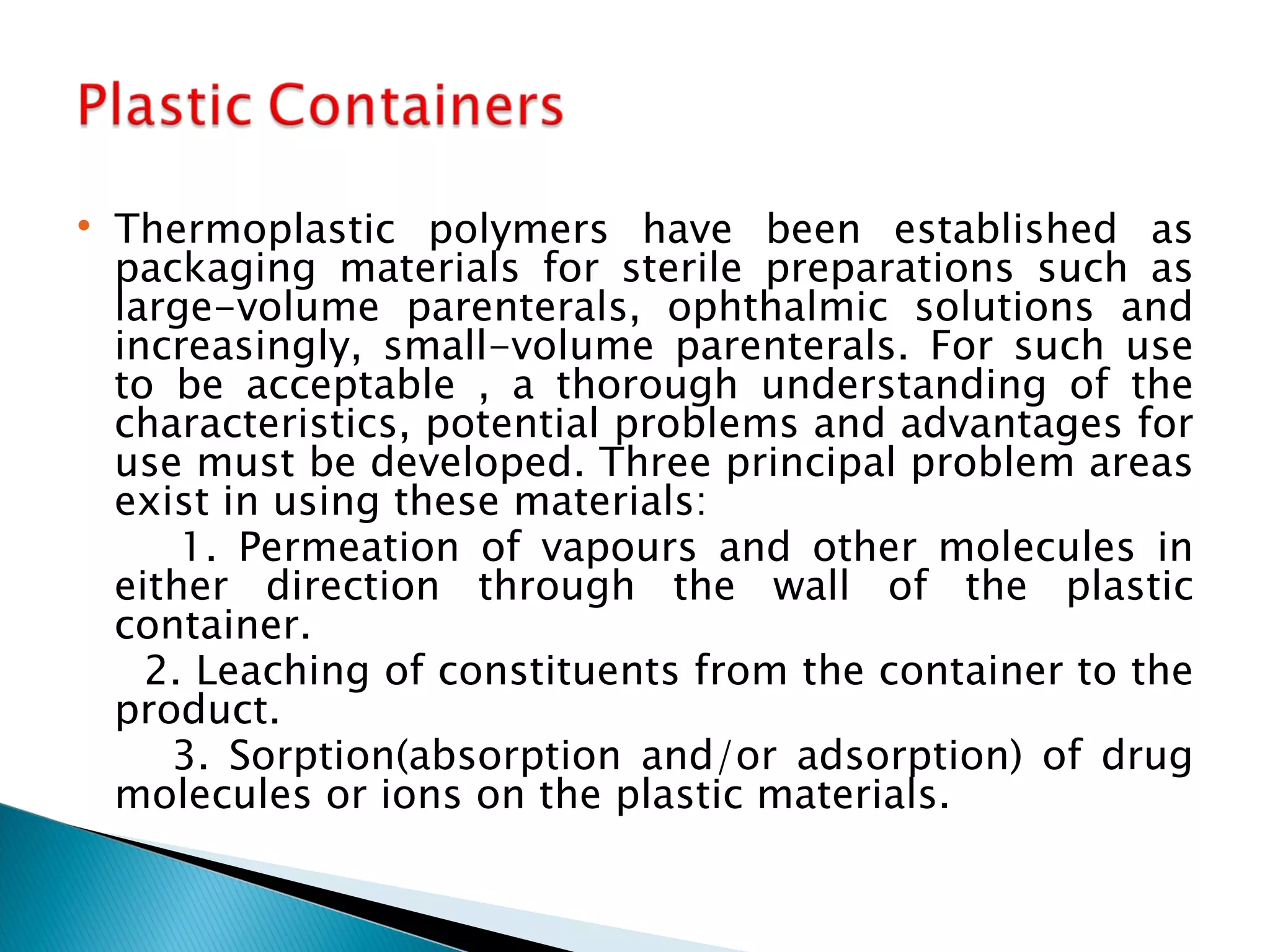 Packaging of Ophthalmic and parenteral products | PPT