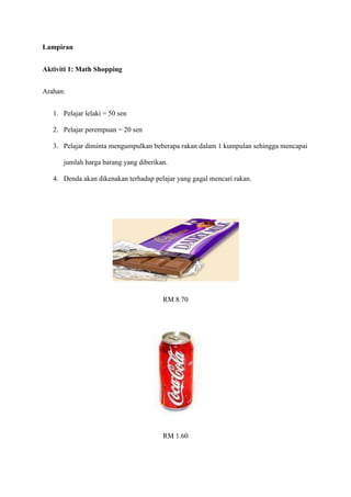 aktiviti interaktif perpuluhan | DOCX