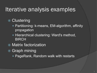 Optimization for iterative queries on Mapreduce | PPT