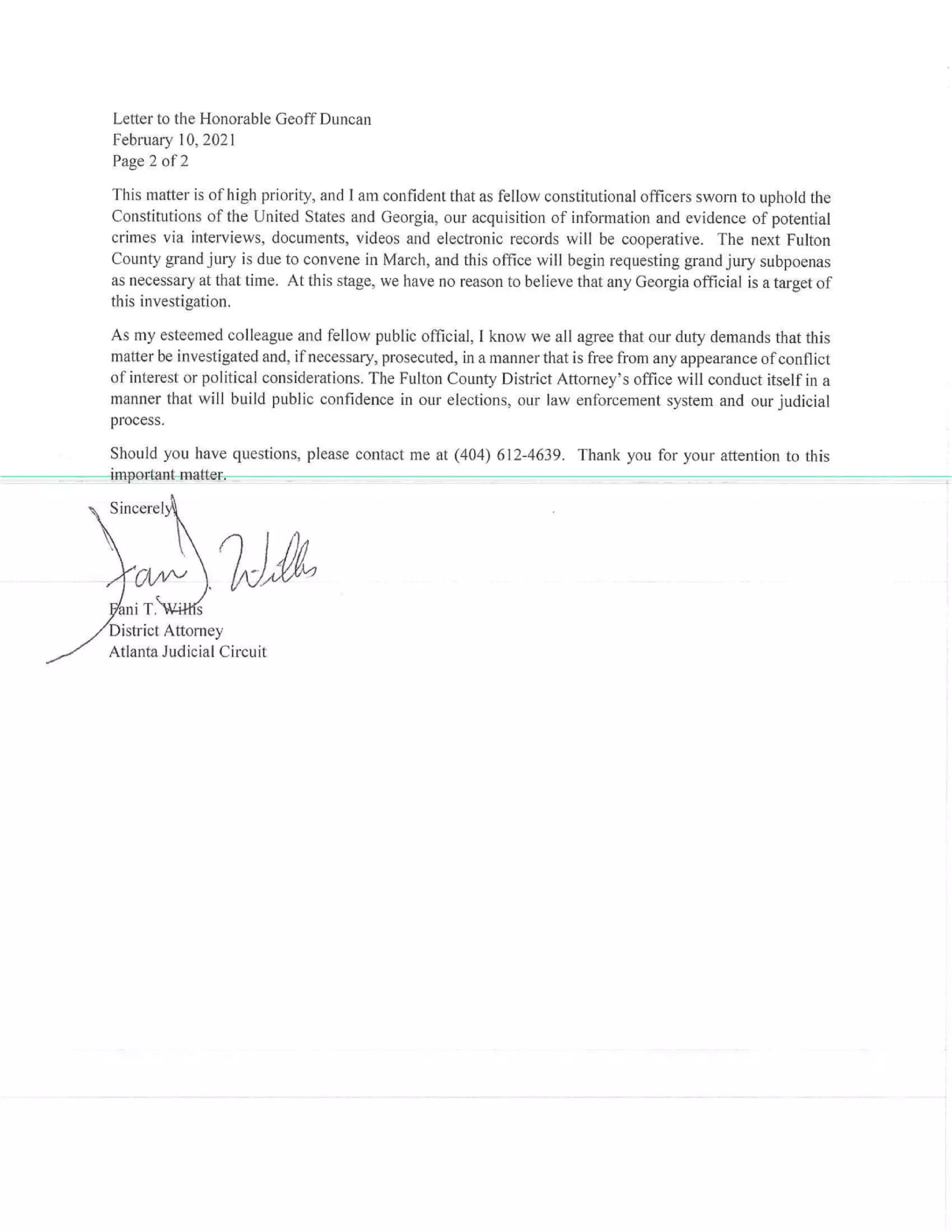 Preservation Letter | PDF