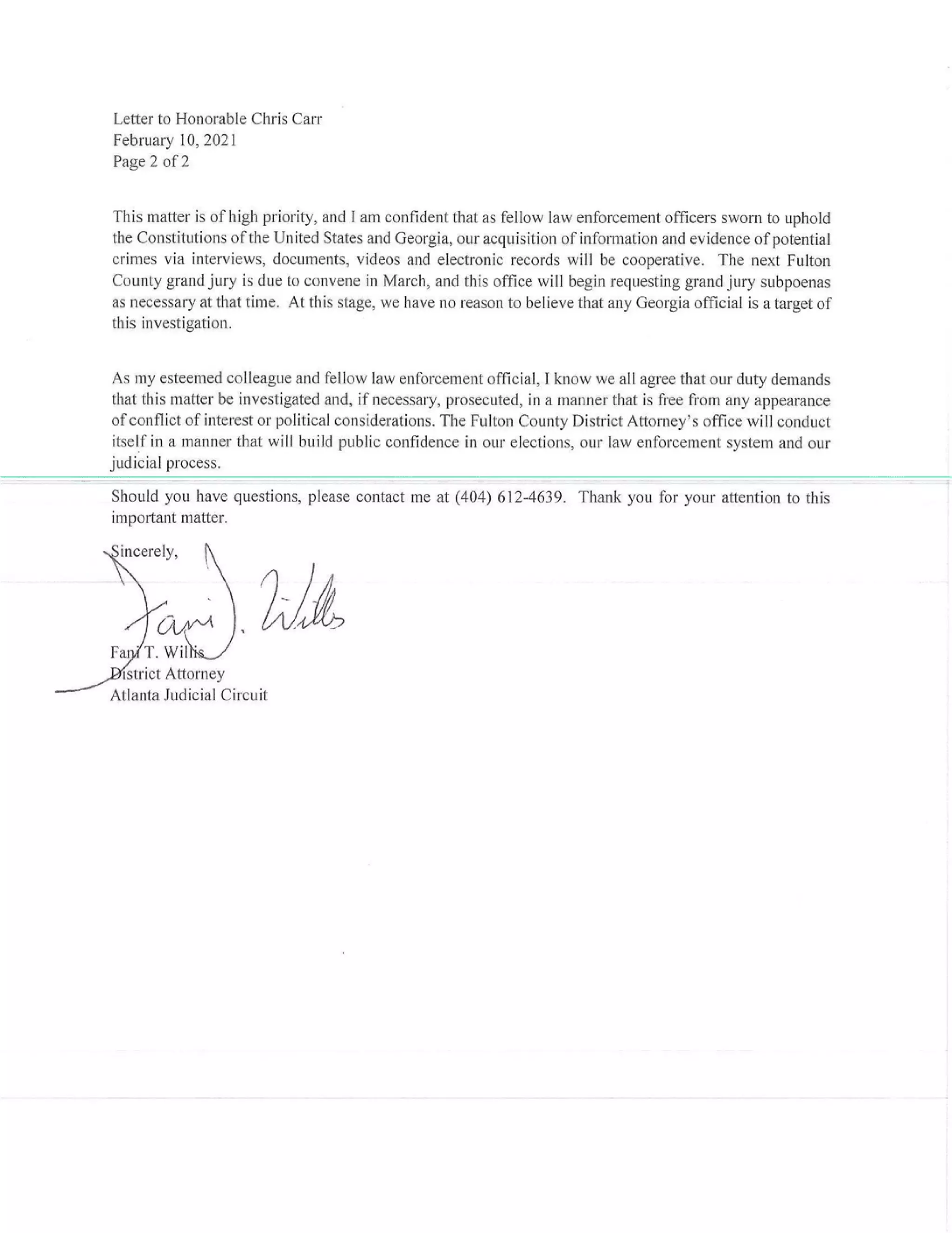 Preservation Letter | PDF