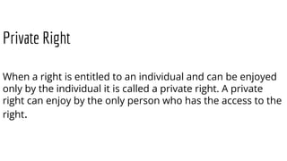Public and private right pdf | PDF