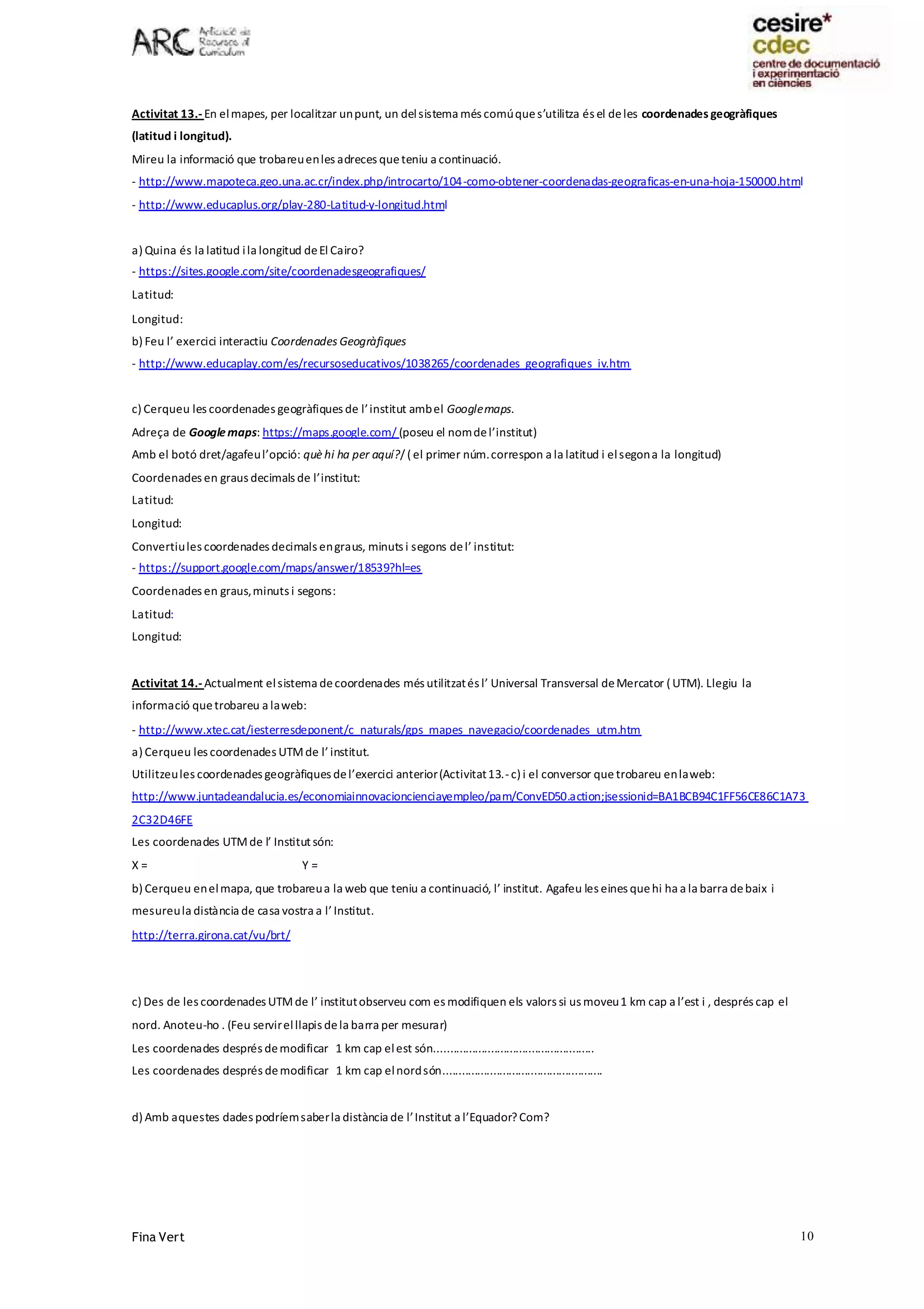 Treball de relleu | PDF