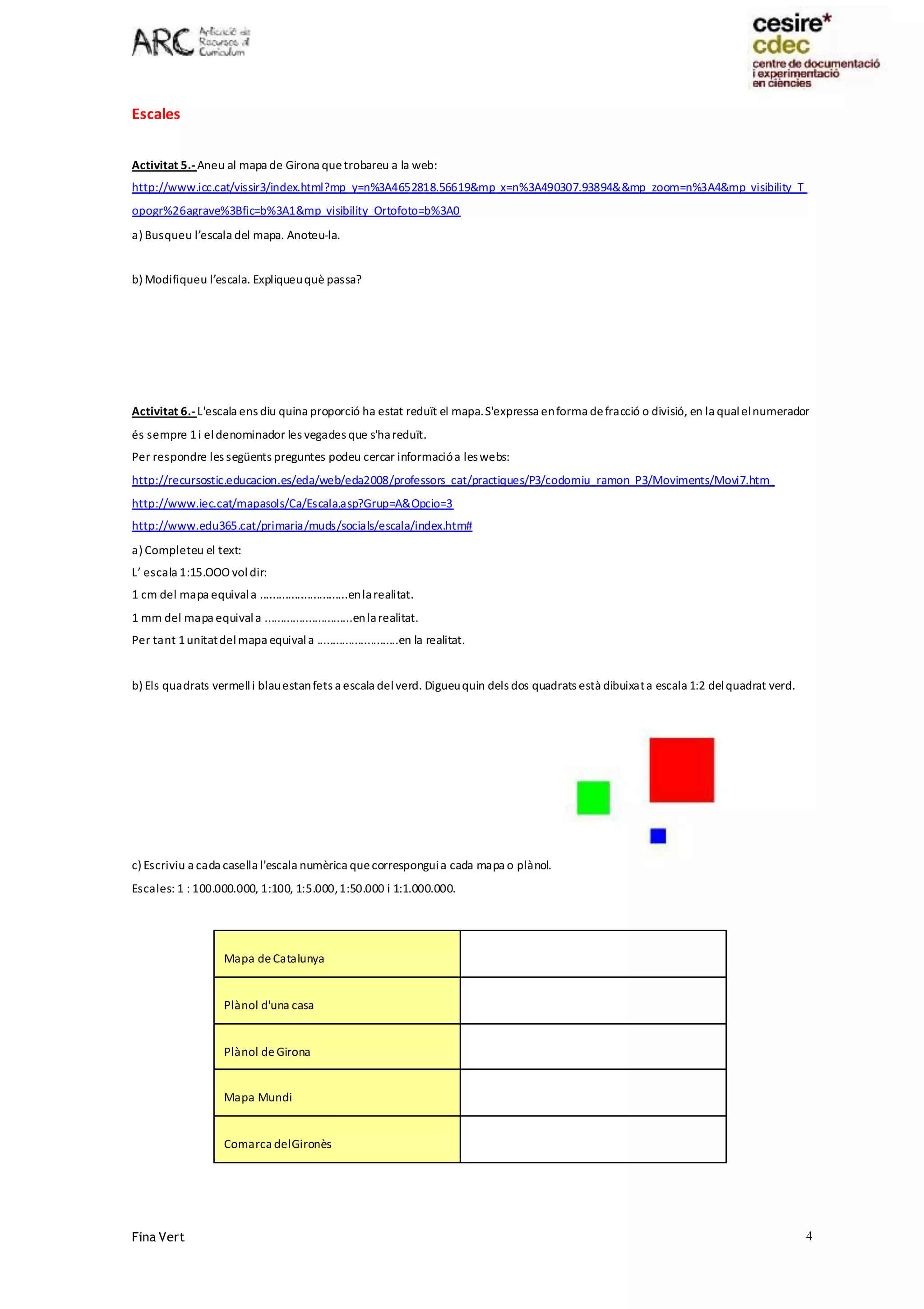 Treball de relleu | PDF