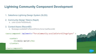Mastering Lightning Community Development | PPT | Business | Business and Finance