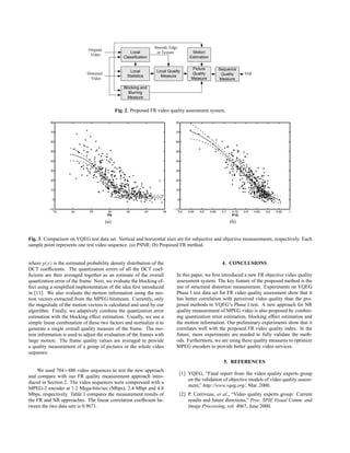 Full reference video quality assessment | PDF | Video Software | Computer Software and Applications