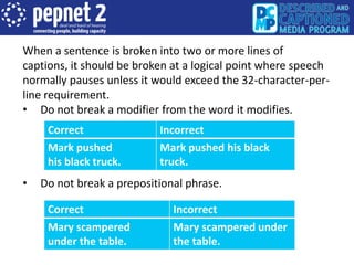 Understanding Closed Captioning Standards and Guidelines | PPTX