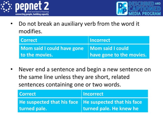 Understanding Closed Captioning Standards and Guidelines | PPTX | Internet for Beginners | Internet