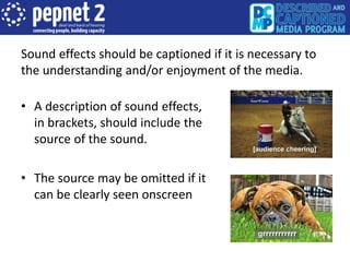 Understanding Closed Captioning Standards and Guidelines | PPTX