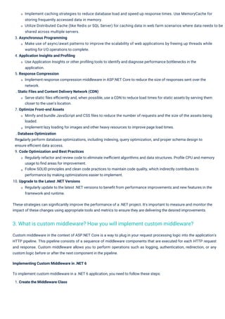 Full-Stack .NET Developer Interview Questions PDF By ScholarHat | PDF