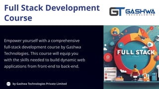 Full-Stack-Development-Course . . | PPT
