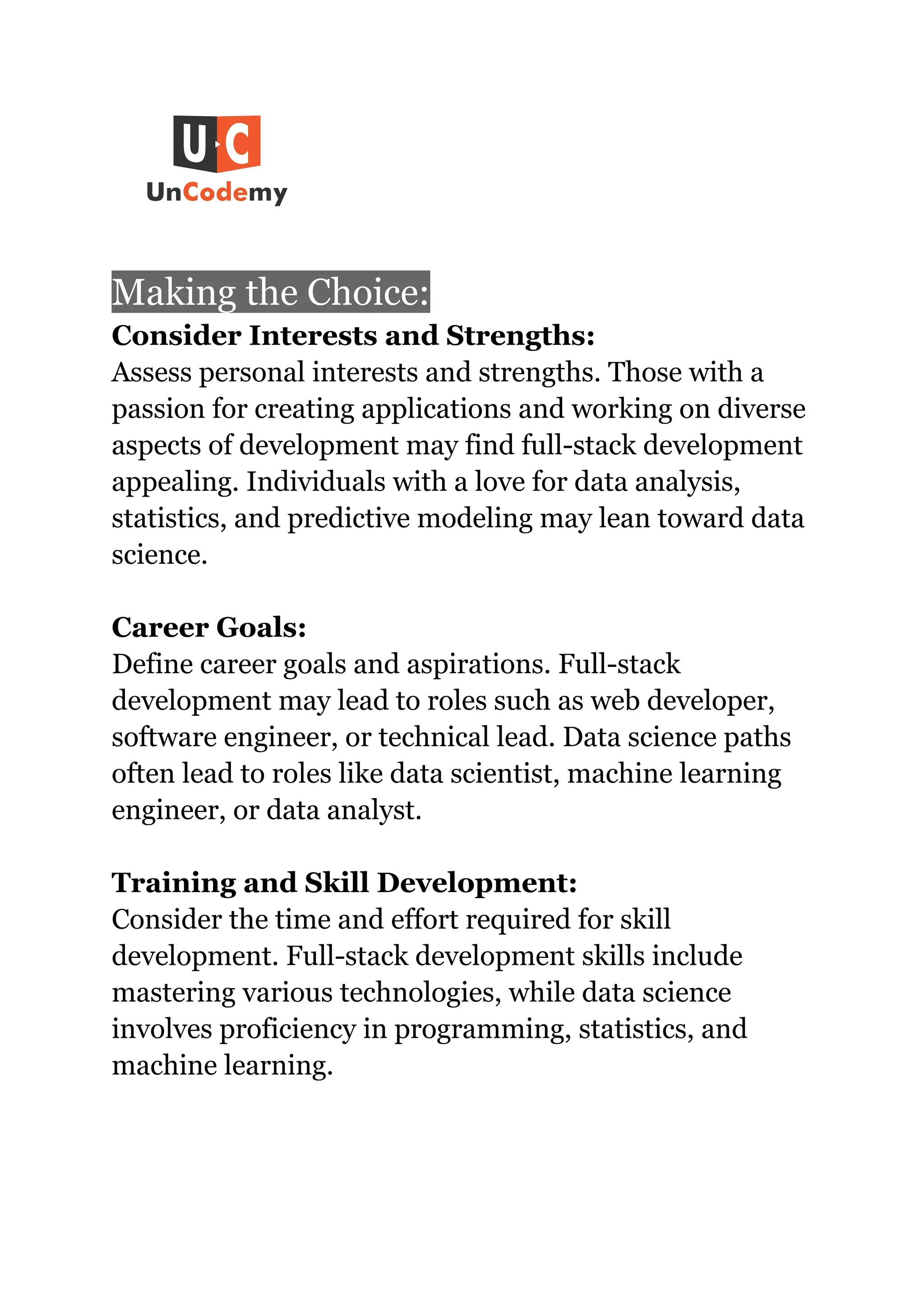 Full-Stack Development or Data Science, Which is the more advantageous ...