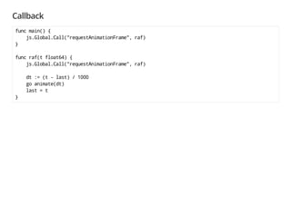 Full-stack go with GopherJS | PPT