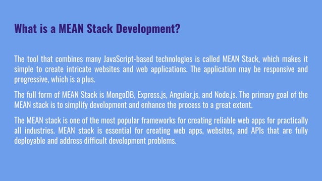 Full-Stack vs MEAN Stack vs MERN Stack | PPT