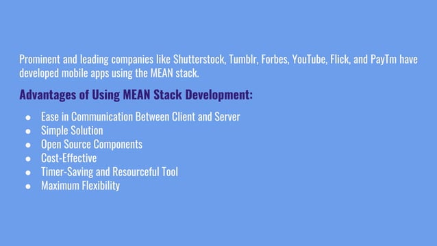 Full-Stack vs MEAN Stack vs MERN Stack | PPT