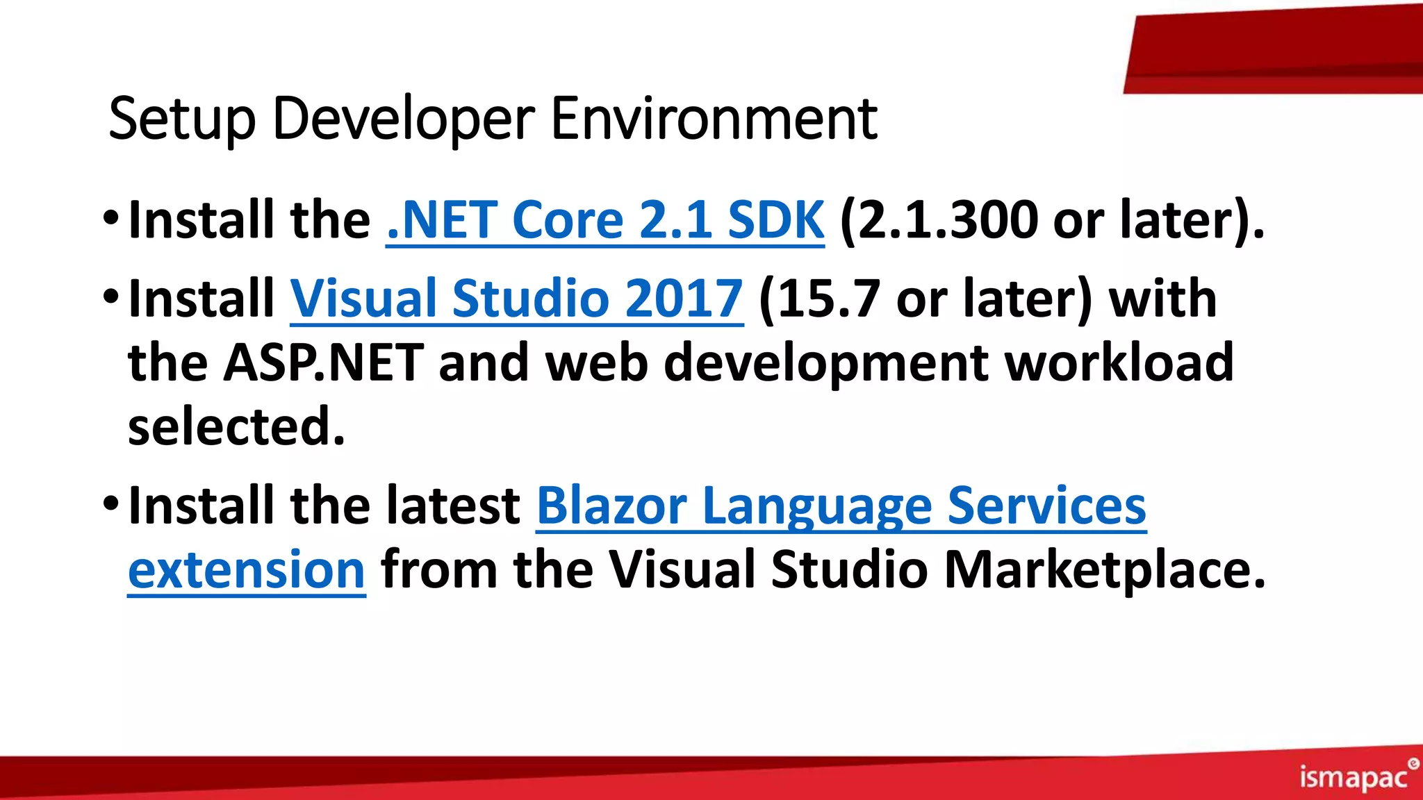 Full stack web development with c# and web assembly - Blazor.Net
