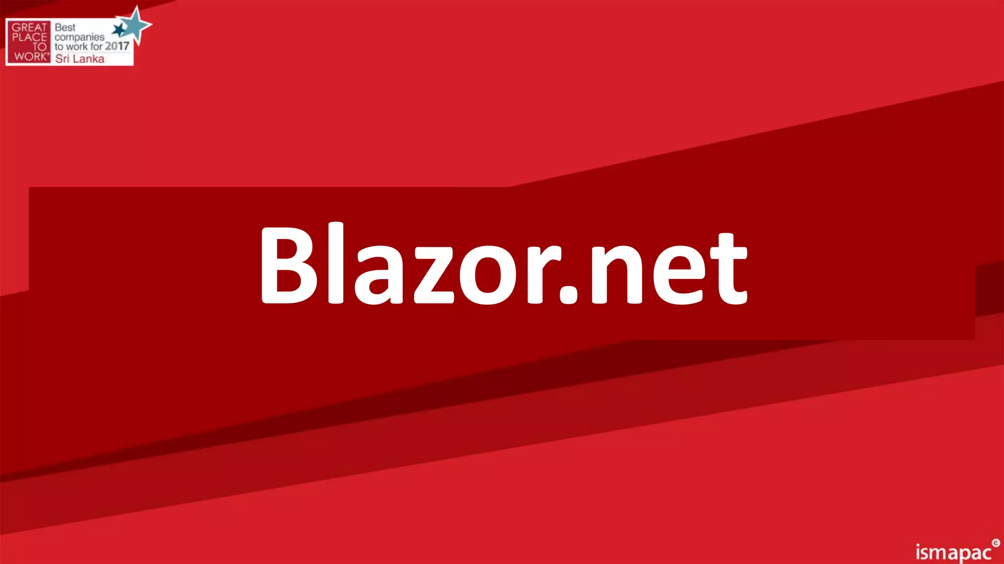 Full stack web development with c# and web assembly - Blazor.Net