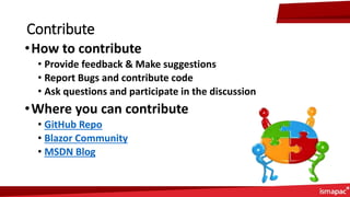 Full stack web development with c# and web assembly - Blazor.Net