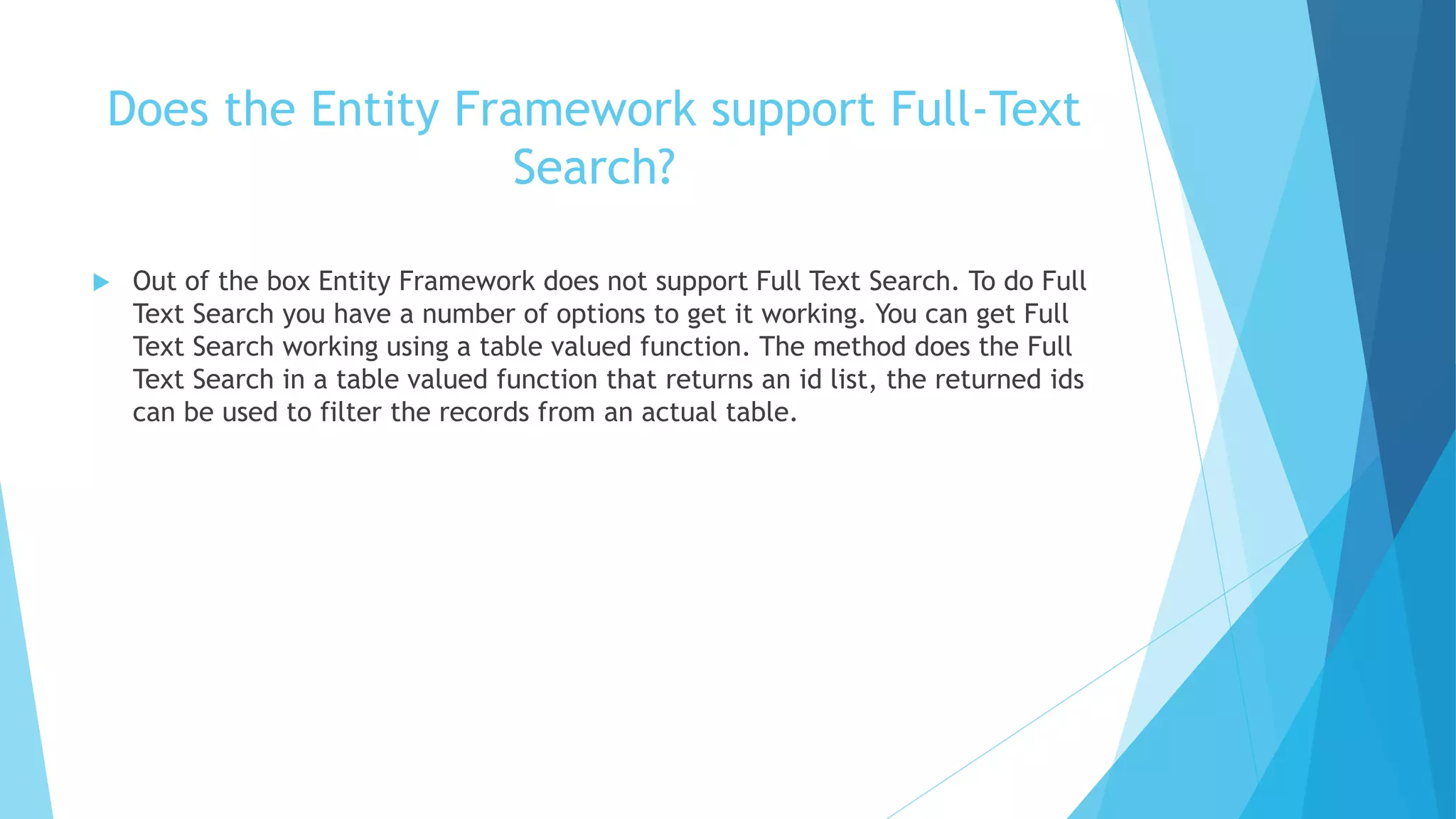 MS SQL Server Full-Text Search | PPT