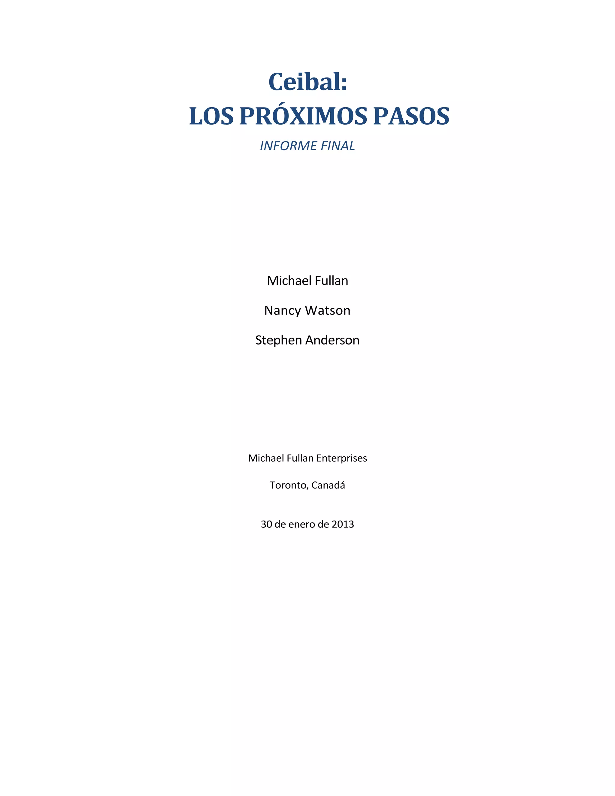 Fullan version-final-traduccion-informe-ceibal | PDF