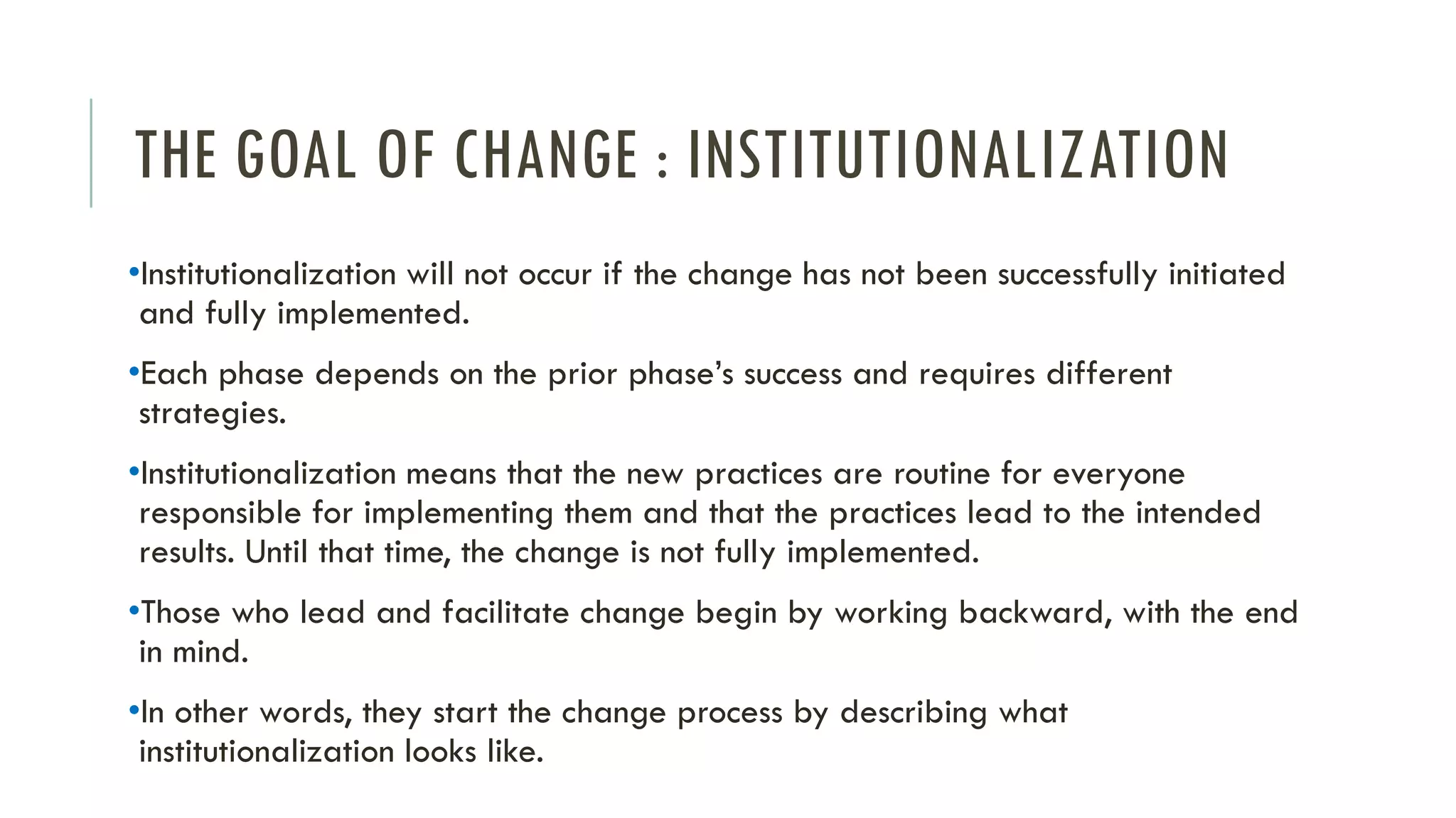 Fullan change model | PDF
