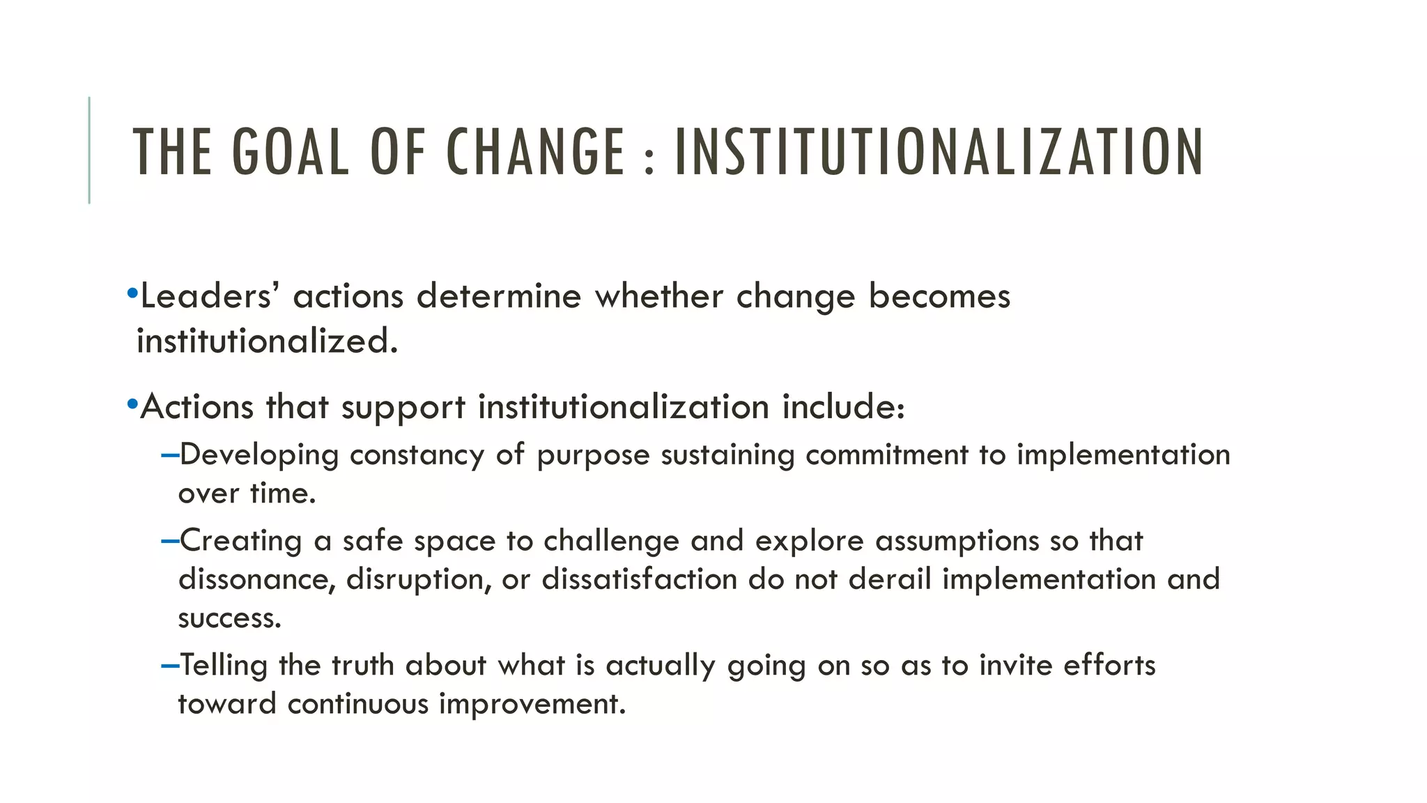 Fullan change model | PDF