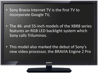 History of TV | PPTX | Home Entertainment Systems | Consumer Electronics