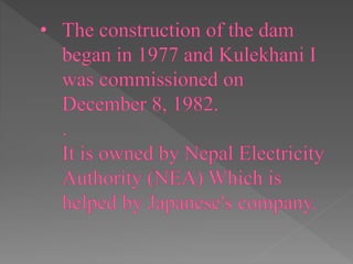Kulekhani 2nd hydropower station | PPTX