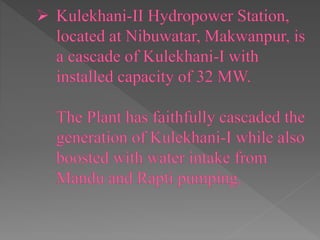 Kulekhani 2nd hydropower station | PPTX