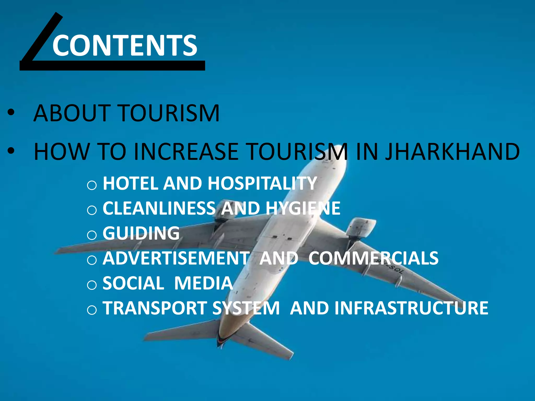 How to increase tourism in Jharkhand | PPTX