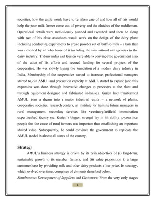 Project Report on Amul | DOC