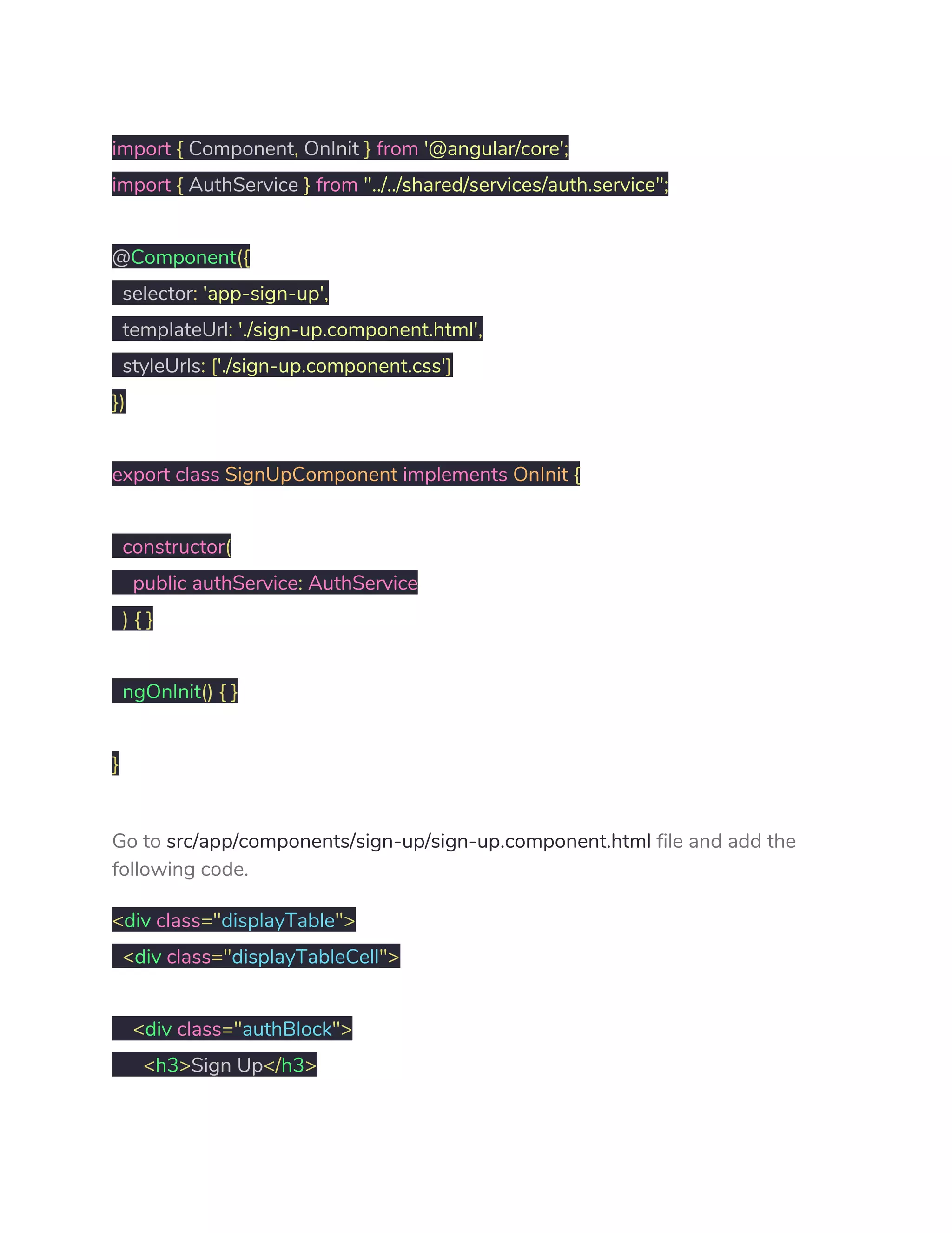 Full Angular 7 Firebase Authentication System Pdf